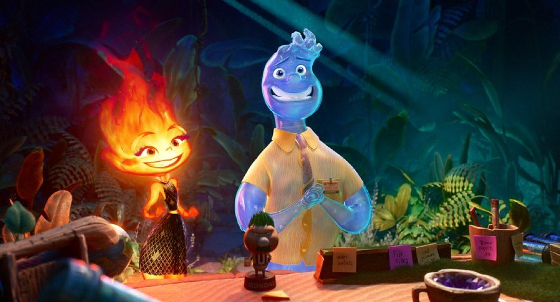 D23: First Look at 'Elemental's Main Duo and First Story Details ...