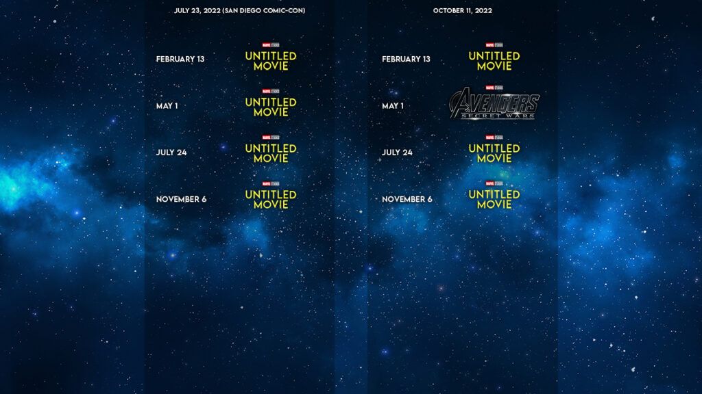 A Closer Look at Marvel Studios' Updated Slate - Murphy's Multiverse