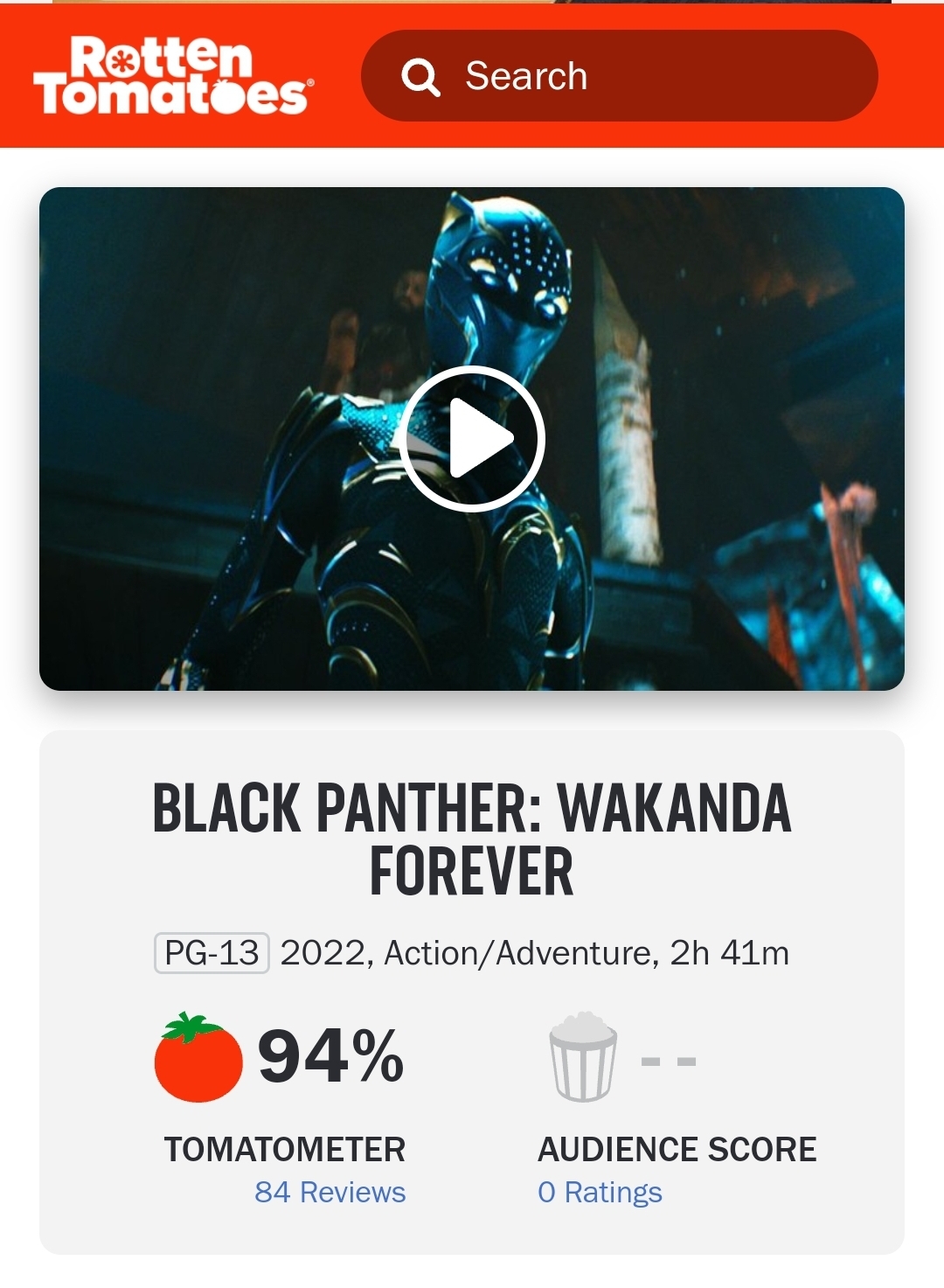 Early Returns on Rotten Tomatoes Have 'Wakanda Forever' Flying High ...