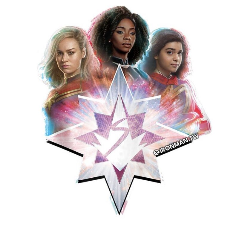 New Promo Art for 'The Marvels' Showcases Zawe Ashton's Villain ...